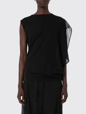 Sportmax Asymmetrical Sleeveless Top - Black
