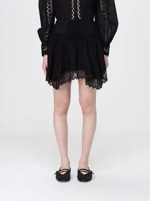 Charo Ruiz Ibiza Lace Trimmed Skirt