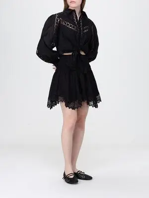 Charo Ruiz Ibiza Lace Trimmed Skirt