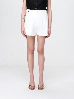Elisabetta Franchi Pleated Shorts - Ivory