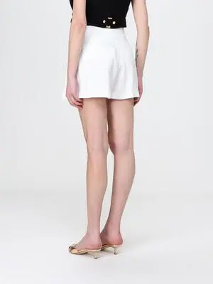 Elisabetta Franchi Pleated Shorts - Ivory