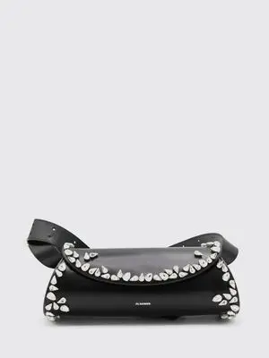 JIL SANDER Cannolo Leather Bag