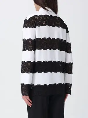 Dolce & Gabbana Lace Trimmed Polo Shirt