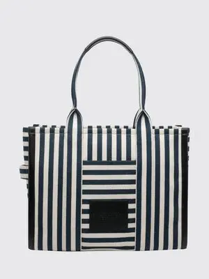 Marc Jacobs The Large Tote Bag In Striped Cotton
