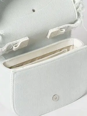 DIESEL® 1dr Denim Bag With Rhinestone Monogram - Grey