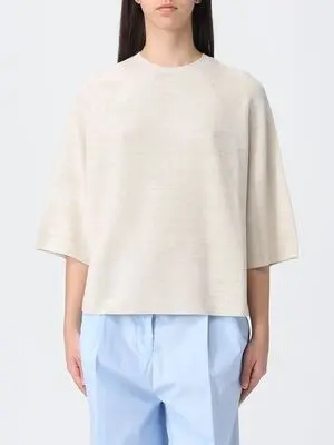 Fabiana Filippi Viscose Crew Neck Sweater - Butter