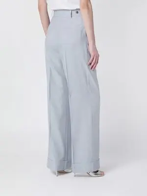 Alberta Ferretti Wide Leg Cuffed Trousers