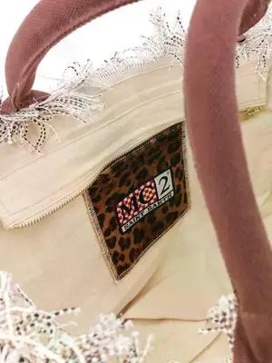 MC2 SAINT BARTH Leopard Print Tote Bag - Brown