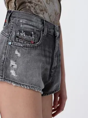 DIESEL® Distressed Denim Culotte Shorts