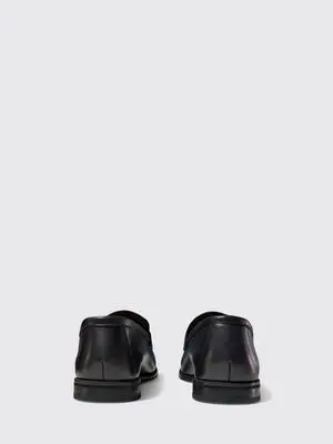 DOUCAL'S Smooth Calf Leather Loafers - Blue