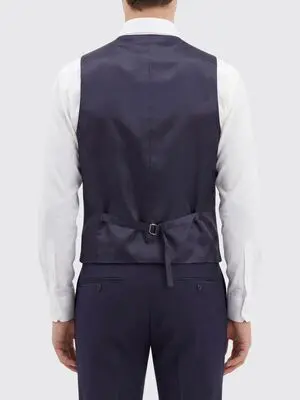 LUIGI BIANCHI Single-breasted Wool Vest