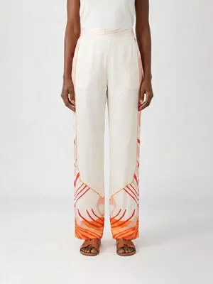 Raquel Diniz Printed Wide Leg Trousers - Multicolor