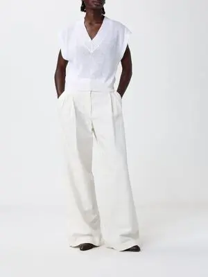 Brunello Cucinelli Wide Leg Tailored Pants