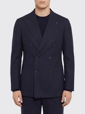 Tagliatore Double Breasted Jacket - Blue