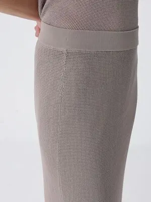 ALYSI Knit Midi Skirt