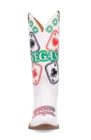 DINGO Vegas Embroidered Western Boots