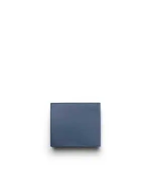 Prada Saffiano Leather Wallet With Coin Purse - Blue