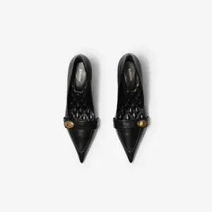 Burberry Leather Cotswolds Low Pumps