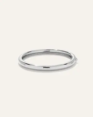 Quince Dome Bangle Silver