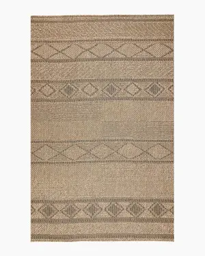 Quince Marbella Handwoven Indoor/outdoor Rug - Black
