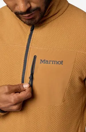 MARMOT Airfleece Half-zip Pullover - Dromedary