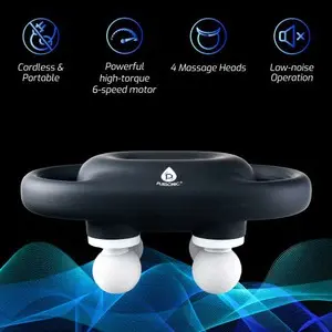 PURSONIC 9-speed Massage Gun & Xl Heating Pad