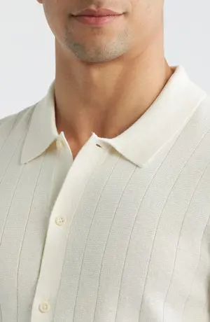 Reigning Champ Piazza Rib Cotton & Linen Full Button Cardigan