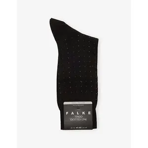 Falke Tiago Dotted Line Socks - Brown