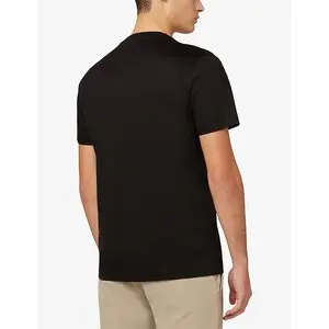 Boggi Milano Crewneck Short-sleeve Pima Cotton T-shirt