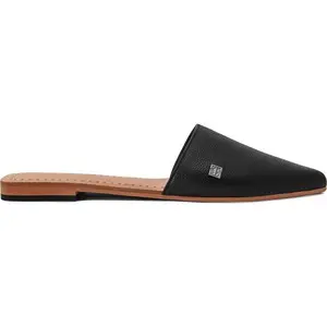 TOGAS Leather Slippers - Black