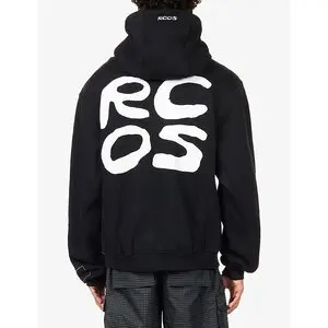 Reese Cooper Stack Logo Cotton-fleece Hoodie