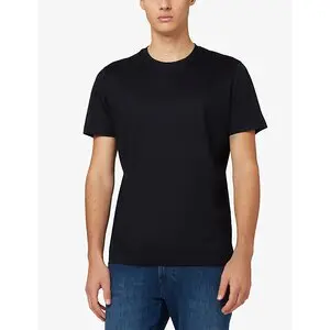 Boggi Milano Crewneck Short-sleeve Pima Cotton T-shirt