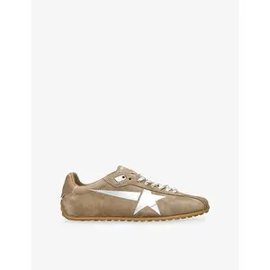 GOLDEN GOOSE Running Marathon 15331 Suede Trainers - Brown