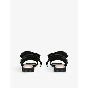 Simone Rocha Rosette Woven Sandals - Black