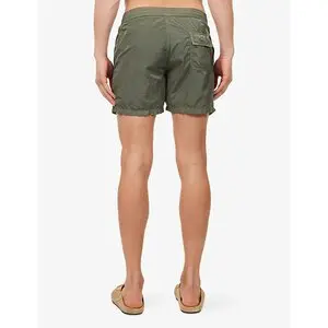 120% Lino Drawstring Nylon Bermuda Shorts