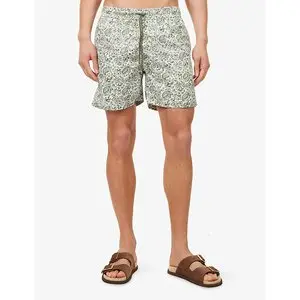 120% Lino Printed Bermuda Shorts