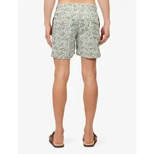 120% Lino Printed Bermuda Shorts