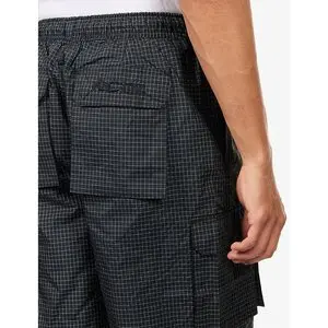 Reese Cooper Check-print Ripstop Cargo Shorts