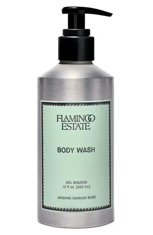 FLAMINGO ESTATE Jasmine Damask Rose Body Wash - Green