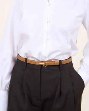 VAINCOURT PARIS La Séduisante Horse Bit Leather Belt