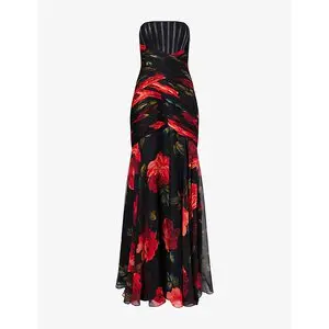 Strapless Chiffon Evening Dresses