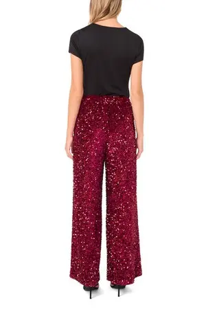 Vince Camuto Sequin Wide Leg Pants