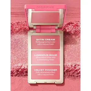 MORPHE Cheek Thrills Multi-finish Face Trio 10.8g - Poolside Spritz