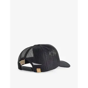 NOW YOU LIVE Logo-embroidered Trucker Cap