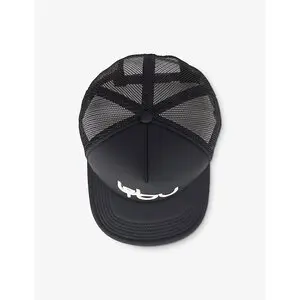 NOW YOU LIVE Logo-embroidered Trucker Cap