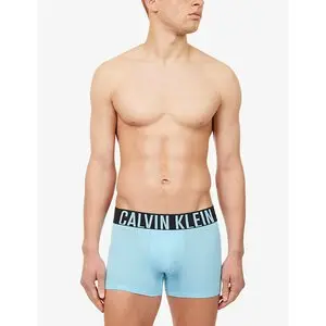 Calvin Klein Intense Power Pack Of Three Cotton-jersey Trunks - Multi
