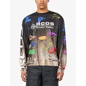 Reese Cooper Long-sleeve Micro-mesh Jersey Top