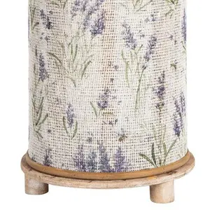 GALLERIE II Lavender Fields Floral Botanical Wood Candle Holder Lantern