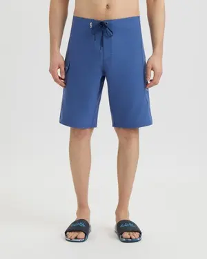 SALT LIFE Stealth Bomberz Microfiber Boardshorts - Indigo
