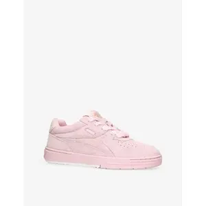 Palm Angels University Logo Suede Low-top Sneakers - Pink